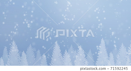 Quiet snow scene, winter background material - Stock Illustration ...