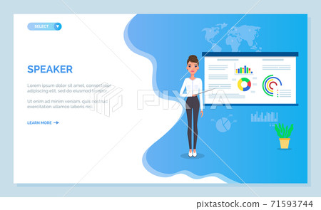 Educational workshop seminar vector... - Stock Illustration [71593744 ...