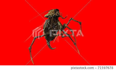 the evil bug 3d render - Stock Illustration [71597678] - PIXTA