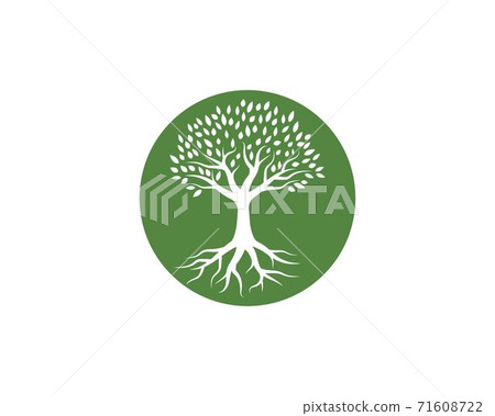 Tree icon logo template-插圖素材 [71608722] - PIXTA圖庫