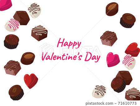 Chocolate message card without background - Stock Illustration ...