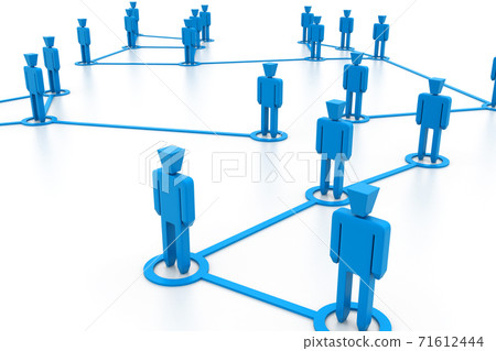 Business network - Stock Illustration [71612444] - PIXTA