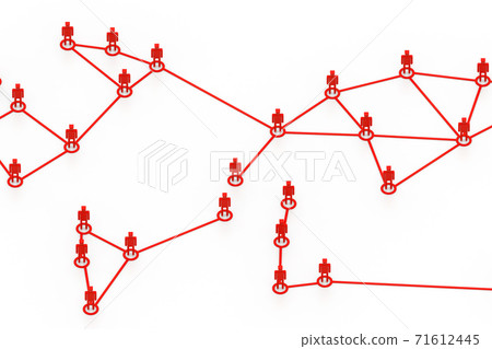 Business network - Stock Illustration [71612445] - PIXTA