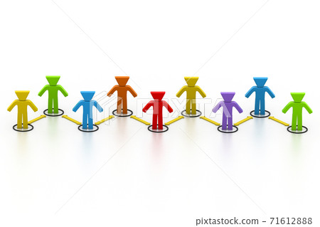 Business network - Stock Illustration [71612888] - PIXTA