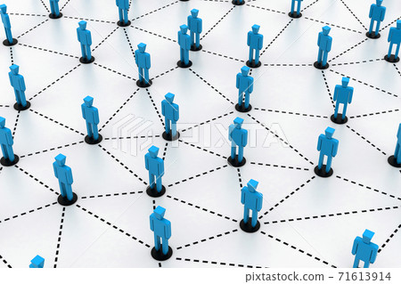 Business network - Stock Illustration [71613914] - PIXTA