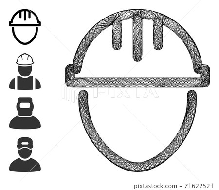 Net Worker Vector Mesh - Stock Illustration [71622521] - PIXTA