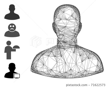 Network User Vector Mesh-插圖素材 [71622573] - PIXTA圖庫
