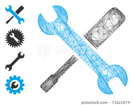 Linear Tools Vector Mesh - Stock Illustration [71622674] - PIXTA