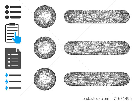 Hatched Items Vector Mesh - Stock Illustration [71625496] - PIXTA
