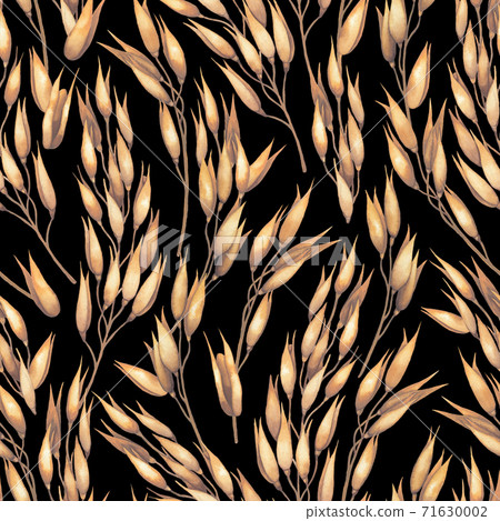 Watercolor repeated seamless pattern of... - Stock Illustration ...