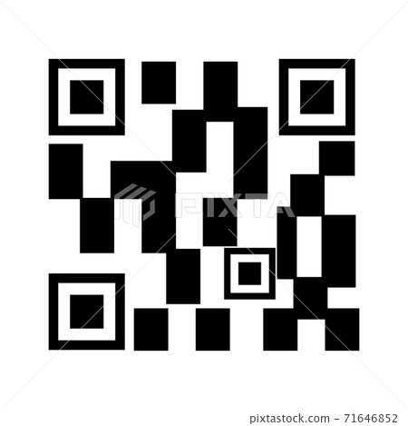 QR code illustration - Stock Illustration [71646852] - PIXTA