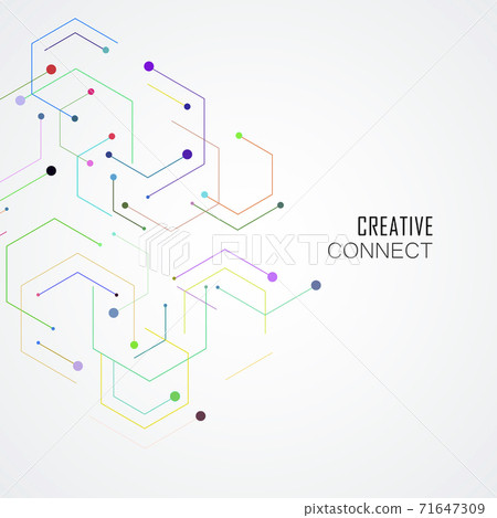 Abstract network design. Digital technology... - Stock Illustration ...