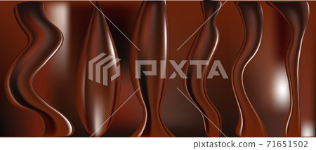 Chocolate with some soft shades and highlights - Stock Illustration ...