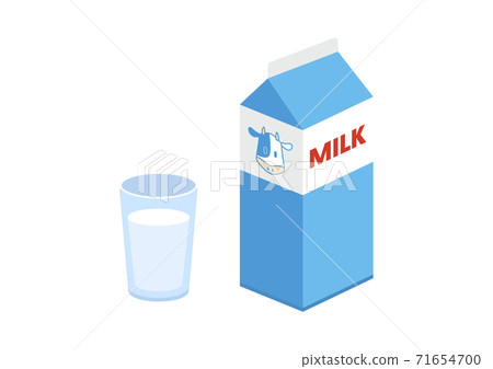 Milk illustrations - Stock Illustration [71654700] - PIXTA