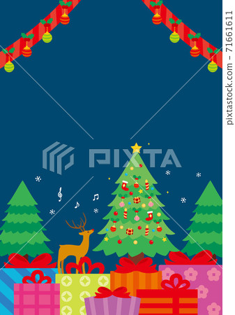 Christmas background without one letter - Stock Illustration [71661611 ...