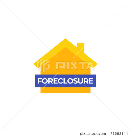 foreclosure icon, flat vector design - Stock Illustration [71668144 ...
