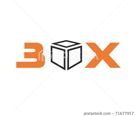 Box logo vector-插圖素材 [71677957] - PIXTA圖庫