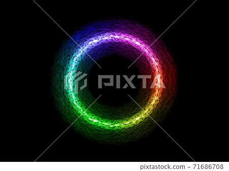 Abstract light circle - Stock Illustration [71686708] - PIXTA