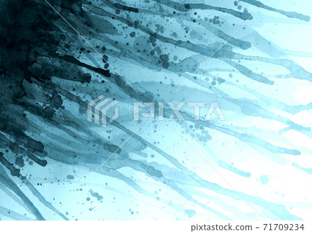 Watercolor indigo blue navy color splash... - Stock Illustration ...