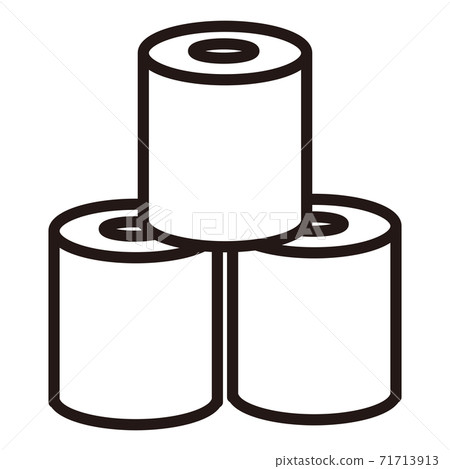 Toilet Paper Clipart Black And White