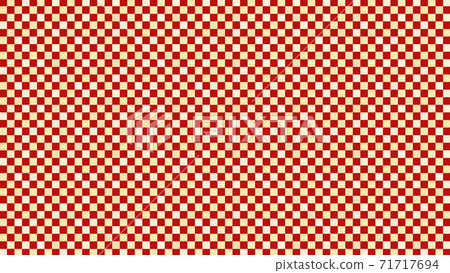 Gold and red checkered pattern-there are... - Stock Illustration ...