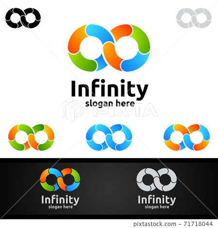 Infinity loop logo icon. Vector unlimited... - Stock Illustration ...