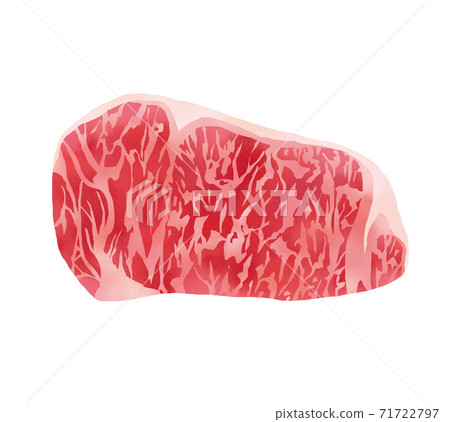 Realistic marbled beef illustration - Stock Illustration [71722797] - PIXTA