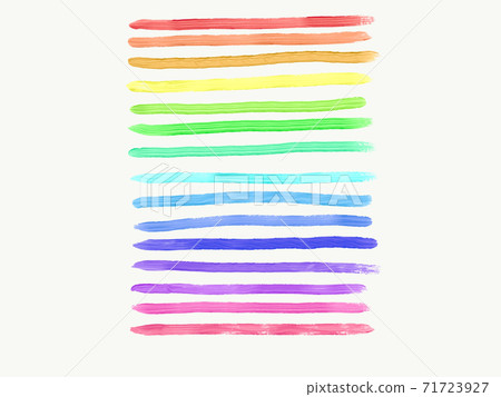 Paint lines handwritten - Stock Illustration [71723927] - PIXTA