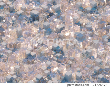 CG abstract city background - Stock Illustration [71726378] - PIXTA