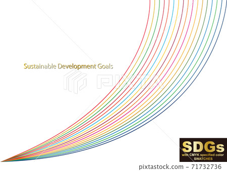 SDGs CMYK designated color (with swatch)... - Stock Illustration ...