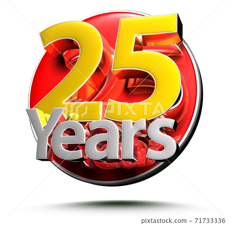 25 Years. - Stock Illustration [71733336] - PIXTA