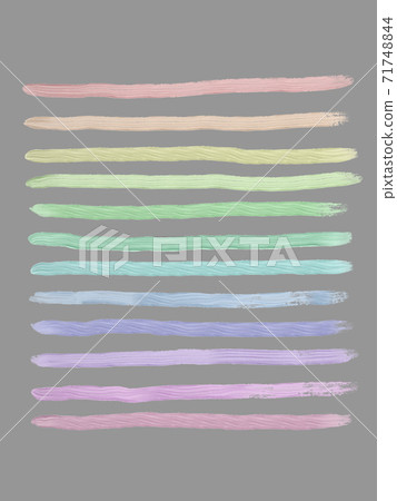 Dull color paint line - Stock Illustration [71748844] - PIXTA