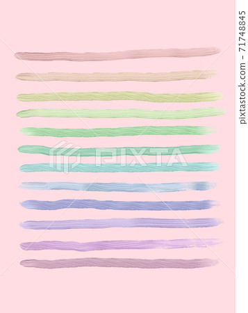 Dull color paint line - Stock Illustration [71748845] - PIXTA
