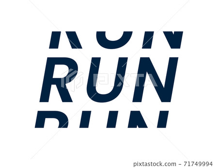 Sport geometric print with typography. Sport logo.-插圖素材 [71749994 ...