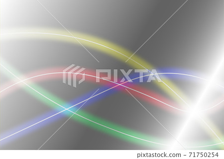 Background material line of light - Stock Illustration [71750254] - PIXTA