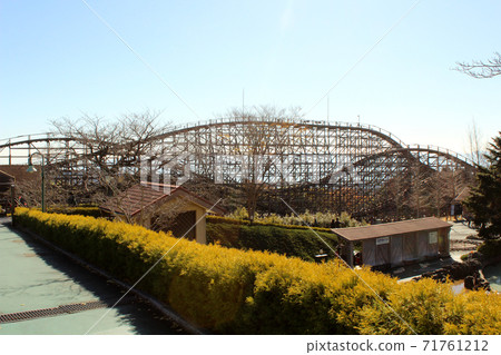 Wooden coaster Jupiter at Kijima Kogen Park - Stock Photo [71761212 ...