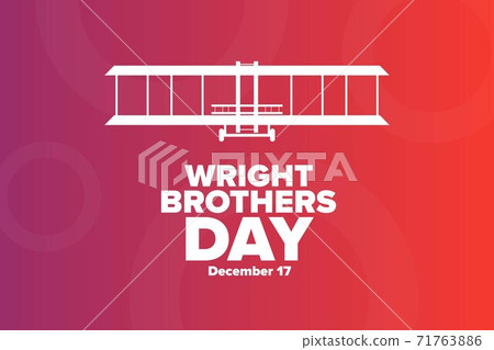 Wright Brothers Day. December 17. Holiday... - Stock Illustration ...