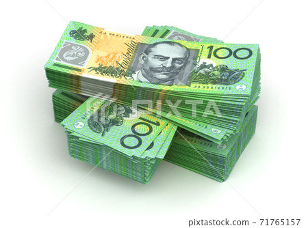 Stack of Australian Dollar - Stock Illustration [71765157] - PIXTA