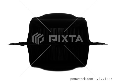 Racing car black mirror covered - Stock Illustration [71771227] - PIXTA