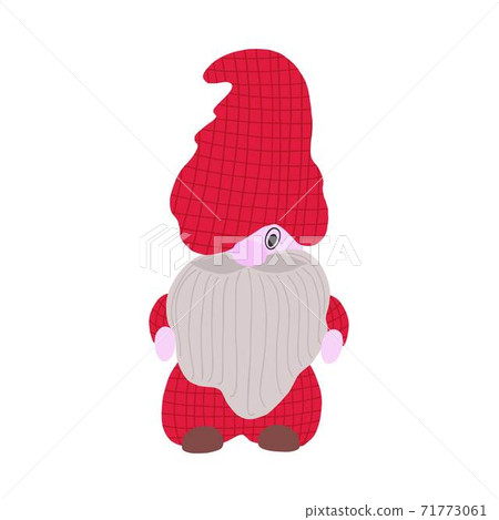 Cute colorful gnome little Christmas fancy... - Stock Illustration ...