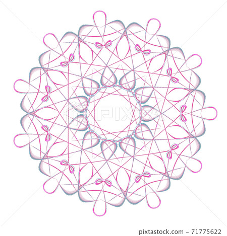 Beautiful hendecagon (transparent PNG... - Stock Illustration [71775622 ...