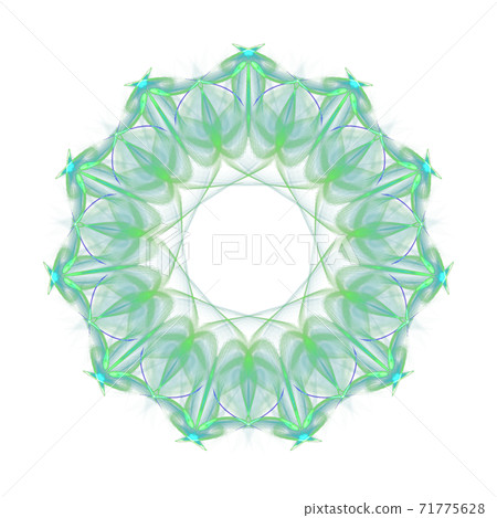 Beautiful hendecagon (transparent PNG... - Stock Illustration [71775628 ...