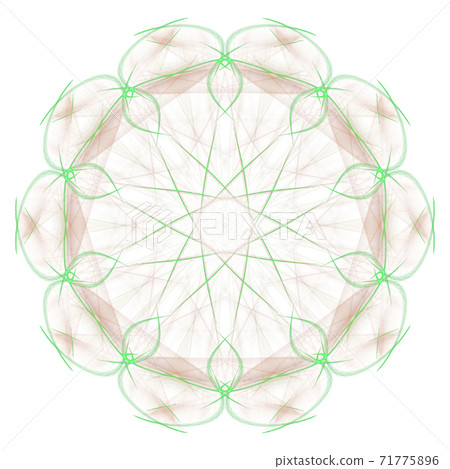 Beautiful decagon (transparent PNG background)... - Stock Illustration ...