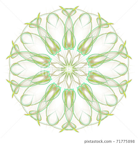 Beautiful decagon (transparent PNG background)... - Stock Illustration ...