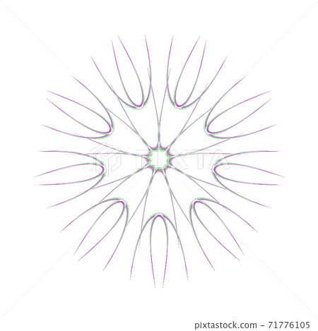 Beautiful nonagon (transparent PNG background)... - Stock Illustration ...