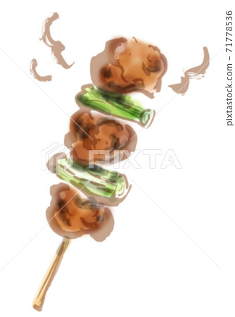 Hand-drawn illustration of yakitori - Stock Illustration [71778536] - PIXTA