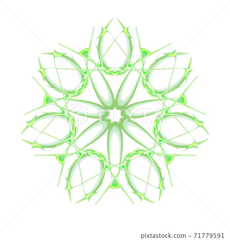 Beautiful heptagon (transparent PNG background)... - Stock Illustration ...