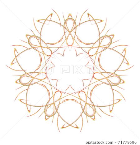 Beautiful heptagon (transparent PNG background)... - Stock Illustration ...