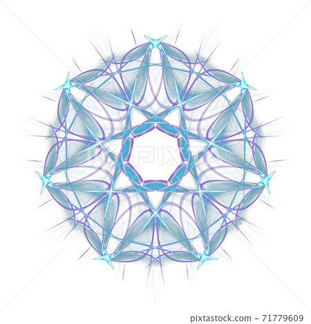 Beautiful heptagon (transparent PNG background)... - Stock Illustration ...