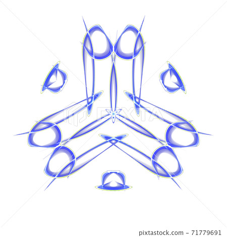 Beautiful triangle (transparent PNG background)... - Stock Illustration ...